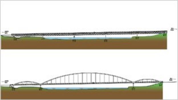 New bridge designs for Perth go on display - BBC News