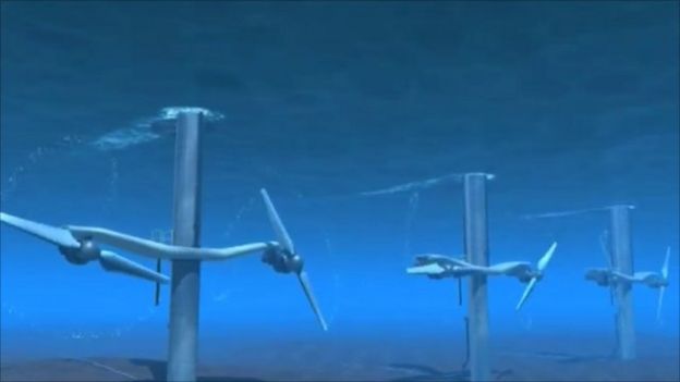 Tidal power generator unveiling hailed as landmark - BBC News