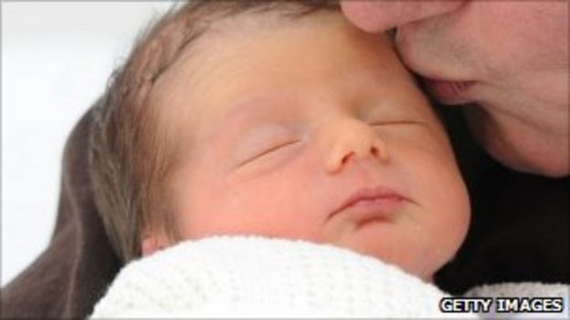 First pictures of David Cameron's new daughter released - BBC News
