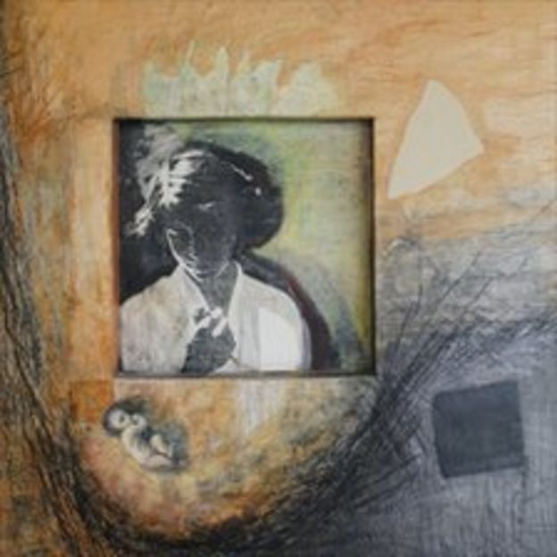 Art unites artist Mary Husted and son adopted in 1960s - BBC News