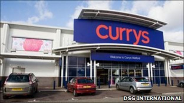 Currys sales boosted by TVs and iPads - BBC News