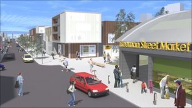 Freeman Street regeneration plan gets council approval - BBC News