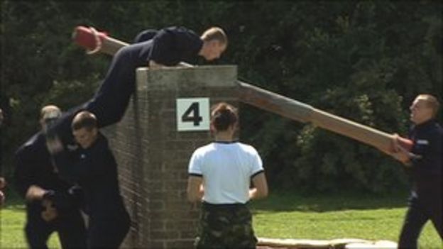 Navy slashes number of recruits at HMS Raleigh - BBC News