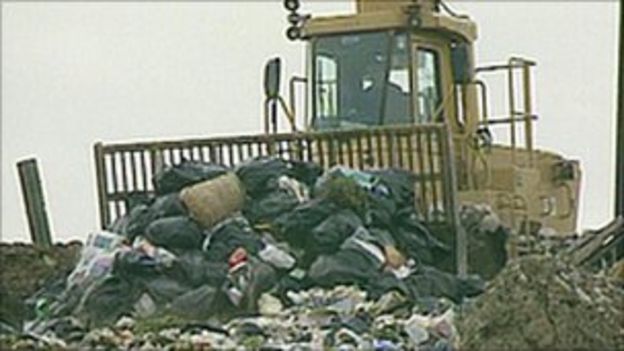 Landfill rubbish to be converted to energy - BBC News