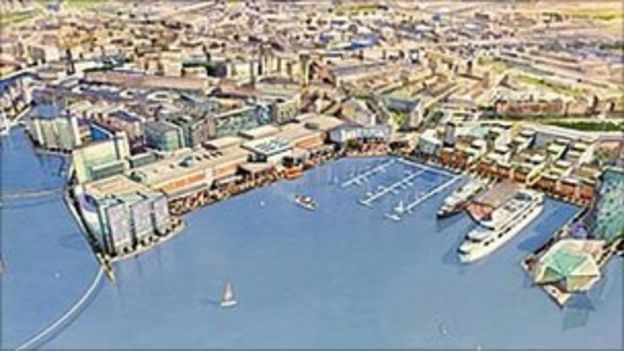 Edinburgh Waterfront in future rates scheme - BBC News