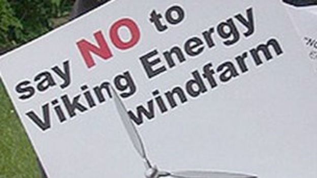 Viking Energy Shetland wind farm plan scaled back - BBC News