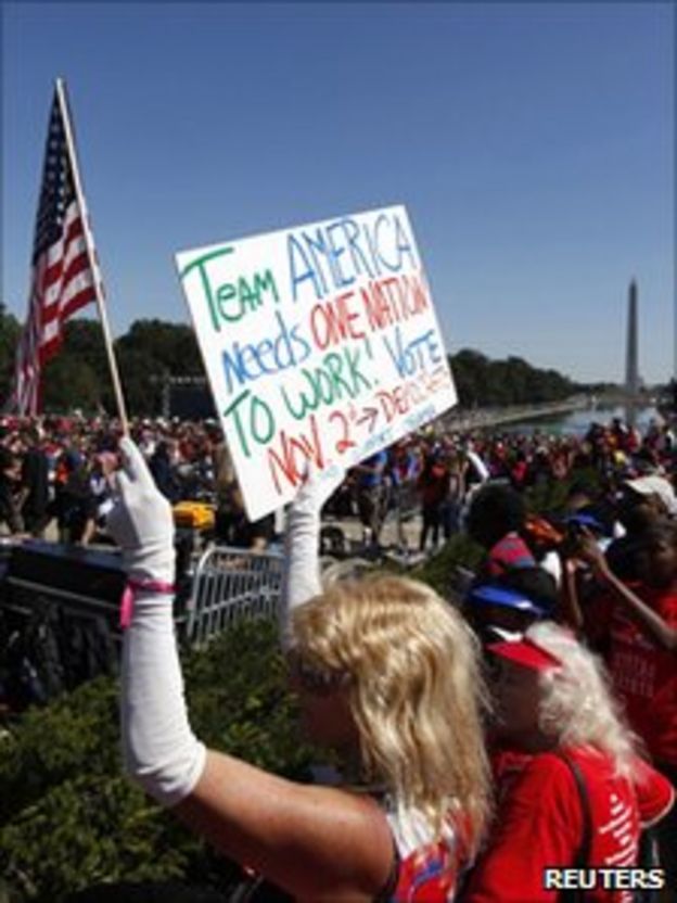 One Nation march seeks to rally US liberals - BBC News