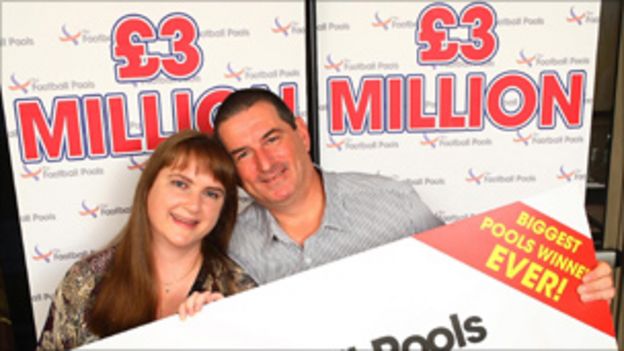 Man scoops record £3m Football Pools jackpot - BBC News