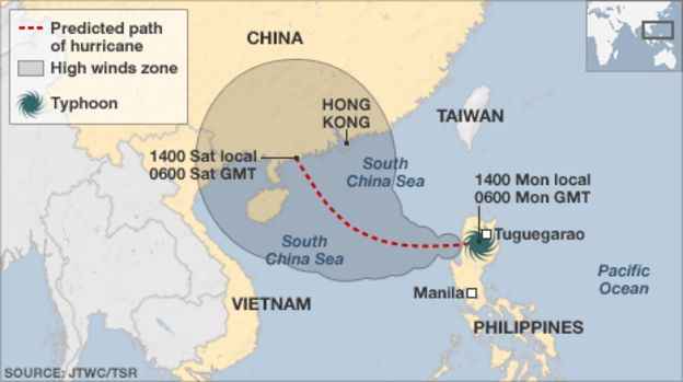 Super Typhoon Megi hits northern Philippines - BBC News