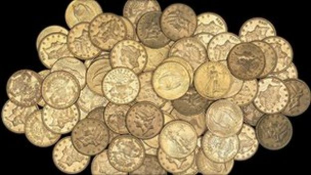 Hoard of US gold coins is found in Hackney - BBC News