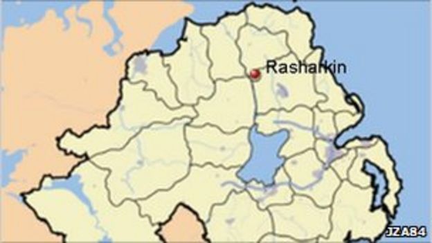 Rasharkin family 'shaken' following stone attack - BBC News