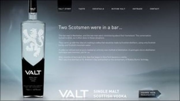 Scotland's Valt Vodka wins Ukraine contract - BBC News