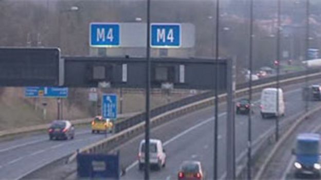 M4 average speed cameras trap 6,500 in south Wales - BBC News