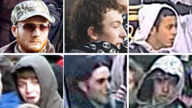 More photos released of tuition fees protest suspects - BBC News