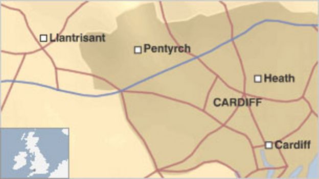 Woman dies after car overturns at Pentyrch, Cardiff - BBC News