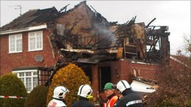 'Unsafe' boiler led to gas explosion at Wrentham house - BBC News