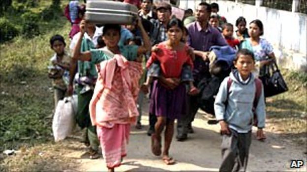 Four die in tribal clashes in India's north-east - BBC News