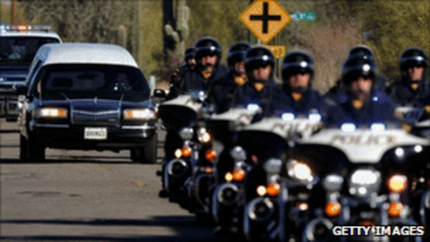 Arizona shooting: Judge John Roll's funeral held - BBC News