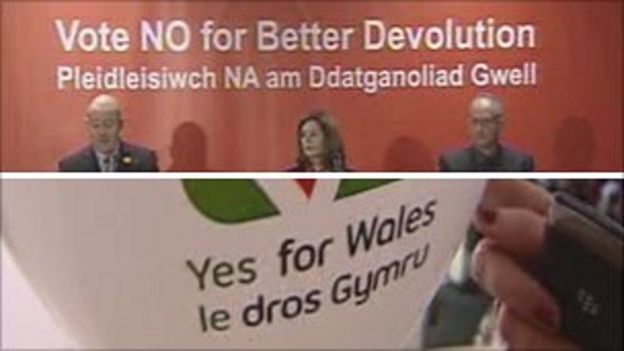 Who's behind the campaigns in Welsh assembly referendum - BBC News