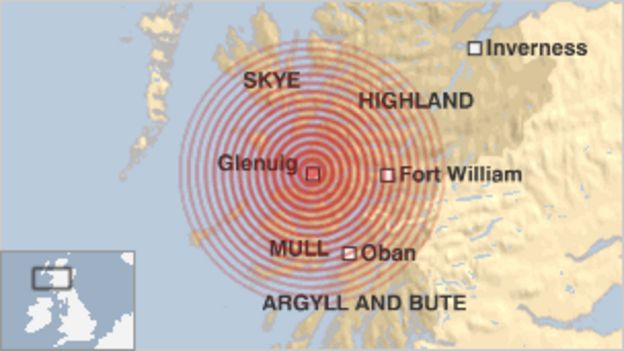 Earthquake hits west of Scotland - BBC News