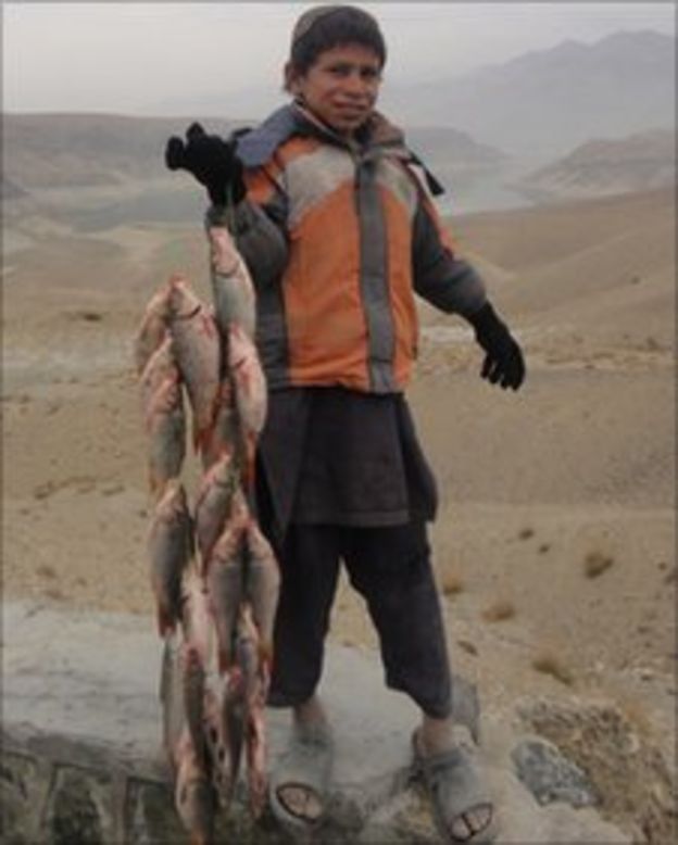 Afghan fishing village's biggest catch is new highway - BBC News