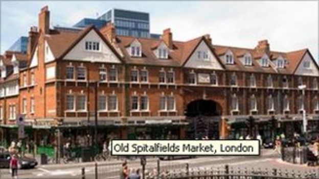 Old Spitalfields Market wins national award - BBC News