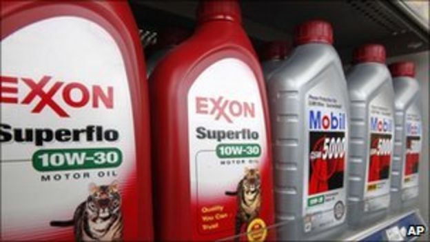 Exxon Mobil profit lifted by oil price - BBC News