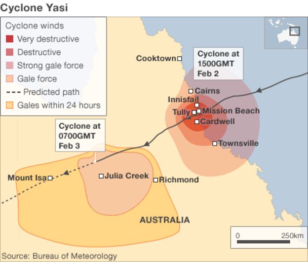 Queensland rescuers fight through Cyclone Yasi debris - BBC News