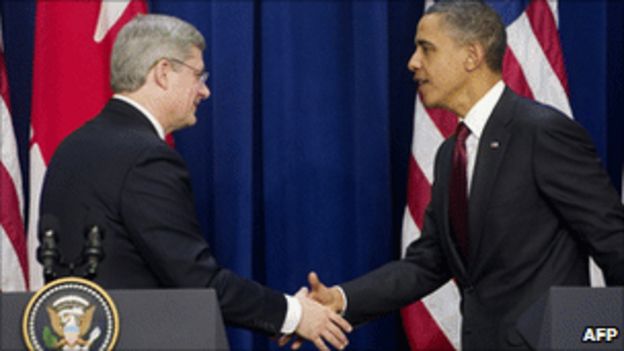 Canada-US talks on border security, trade issues - BBC News