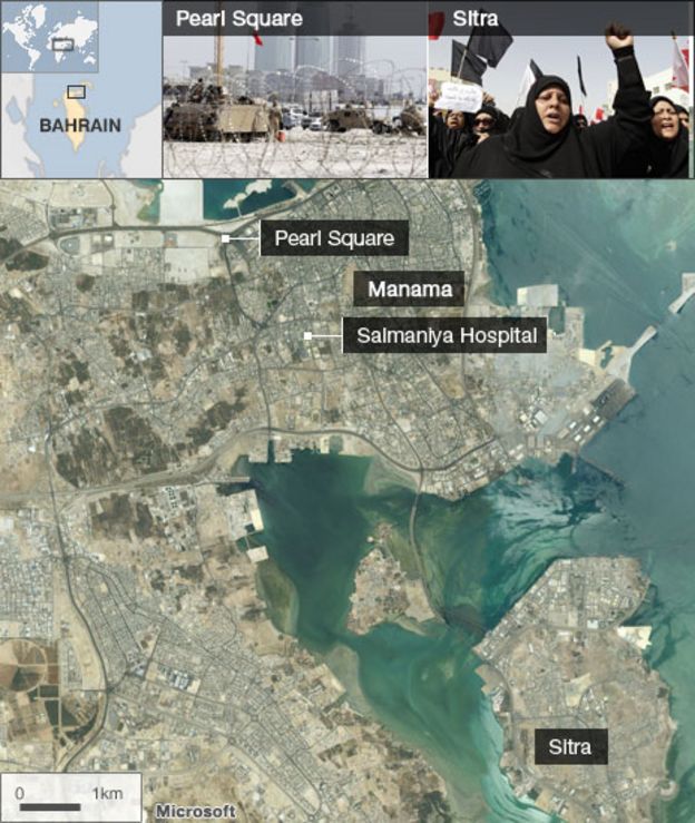 Bahrain protests: Angry mourners bury clashes victims - BBC News