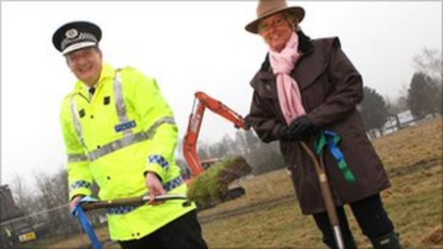 Harrogate police station construction work starts - BBC News