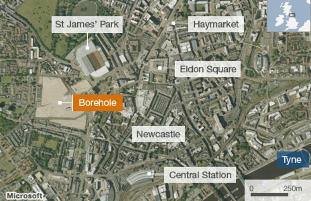 Newcastle borehole drilling starts in search of heat - BBC News