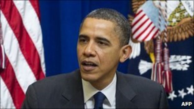 Libya: Barack Obama announces Gaddafi sanctions - BBC News