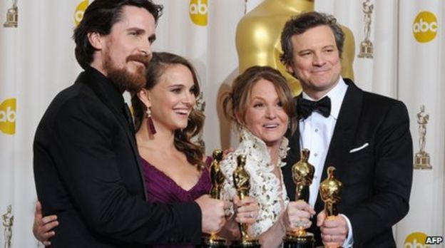Colin Firth wins best actor Oscar for The King's Speech - BBC News