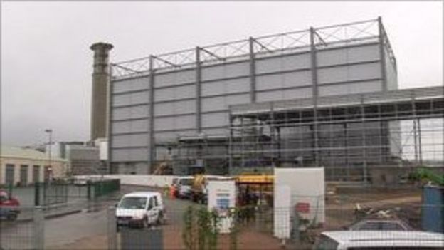 The first electricity is made at La Collette plant - BBC News