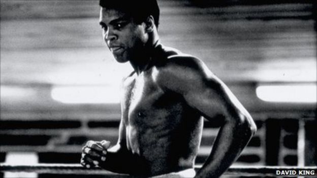 Photos of Muhammad Ali in training on show in Hastings - BBC News