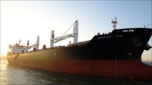 Emirates ship MV Arrilah-I freed from pirates - BBC News