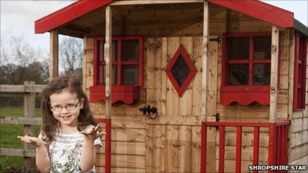 Abigail's Wendy house needs Wrexham planning approval - BBC News