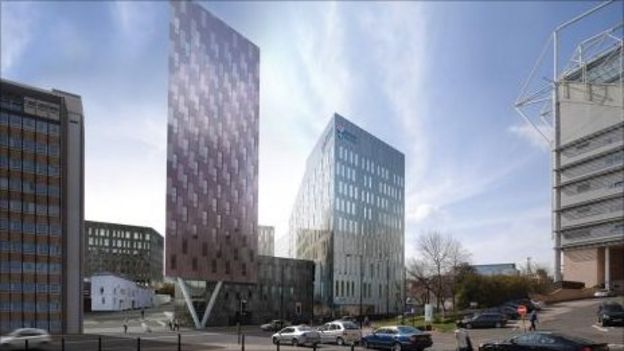 Newcastle Science Central: Official opening of £250m hub - BBC News