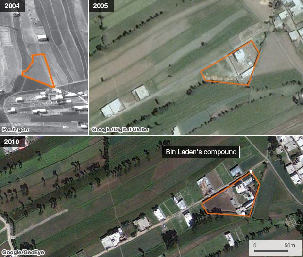 When was the compound built? - BBC News
