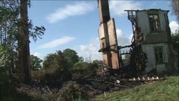 Woman injured in timber-frame house fire in rural Kent - BBC News