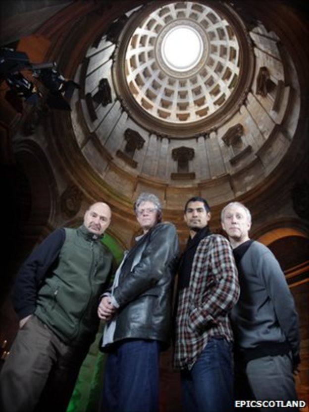 Scots mausoleum with longest echo hosts Kronos Quartet - BBC News