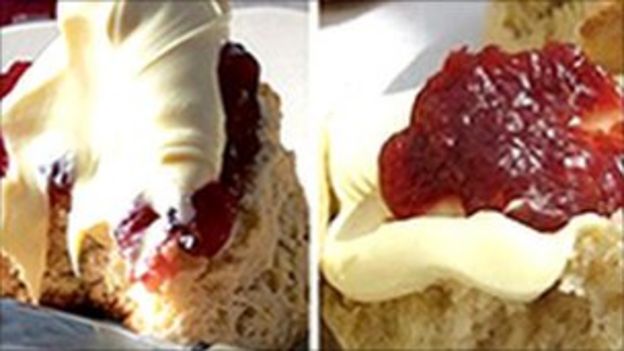 Definitely Devon clotted cream made in Cornwall - BBC News