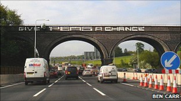 Graffiti campaigns that stuck in the mind - BBC News