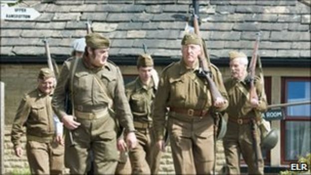 Nazi uniforms banned at Lancashire Railway WWII event - BBC News
