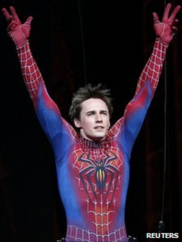 Spider-Man musical makes Broadway history - BBC News