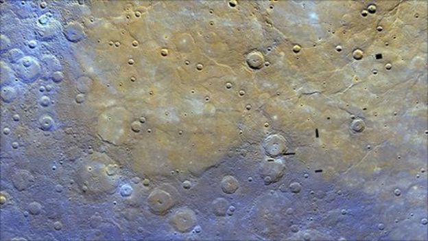 Mercury shows off its colourful side - BBC News