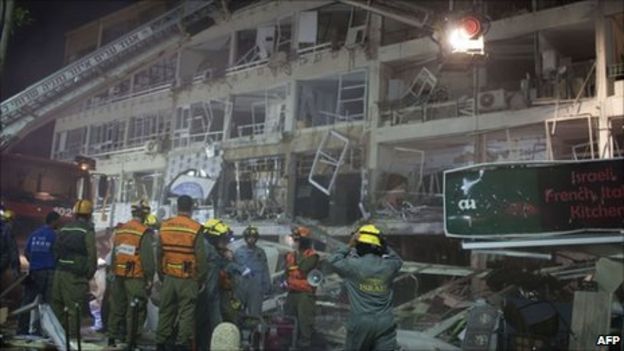 Gas explosion kills four in Israeli town of Netanya - BBC News