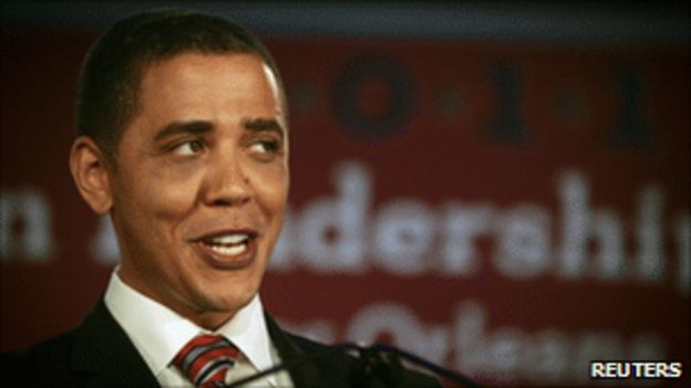 Republicans cut short Obama impersonator - BBC News