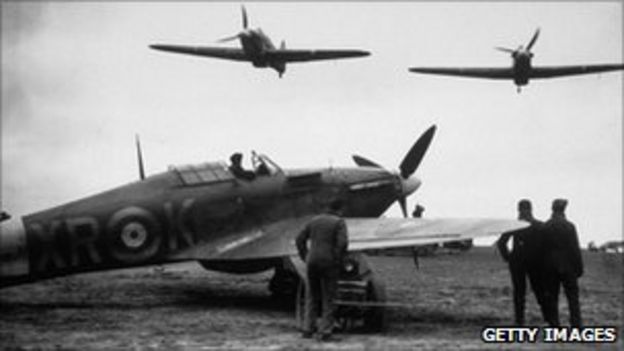 Spitfire down: The WWII camp where Allies and Germans mixed - BBC News